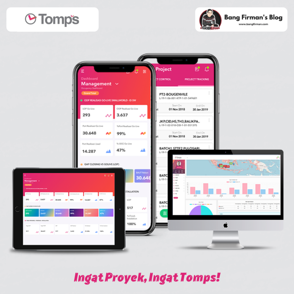 Aplikasi Manajemen Proyek Tomps: Solusi Wujudkan Kinerja Proyek yang ...